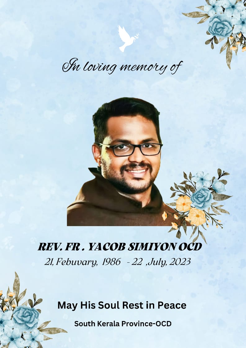 Passing of Rev. Fr. Yacob Simiyon OCD - SKP